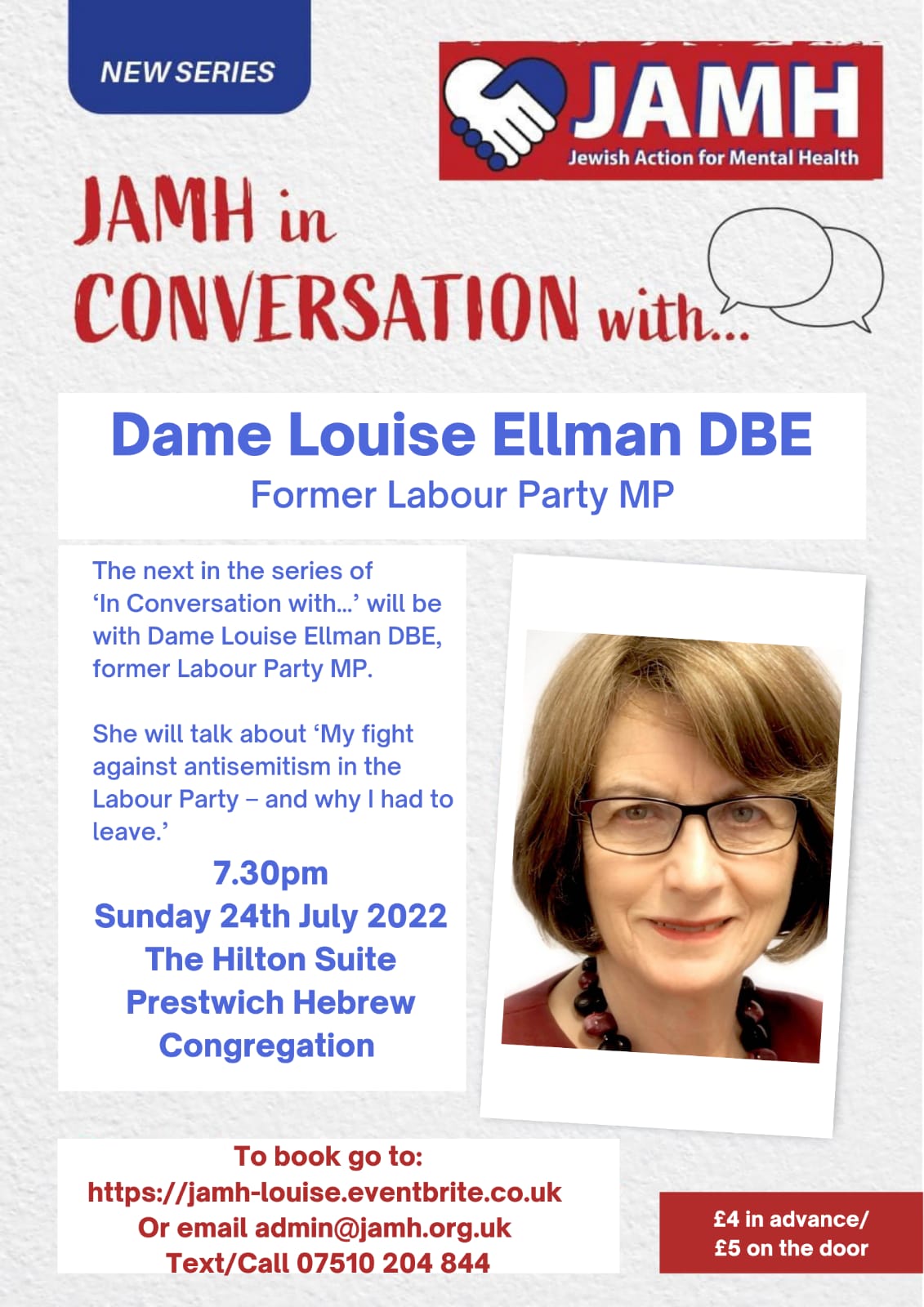JAMH in Conversation with Dame Louise Ellman DBE – Jewish Manchester